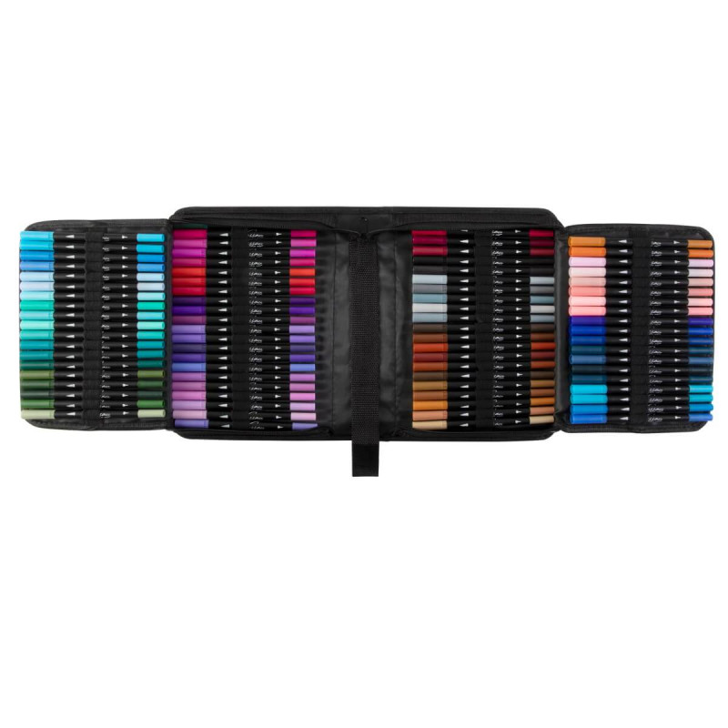 Set markere cu varf pensula Nassau Fine Art 20 bucati | Contrastmarket