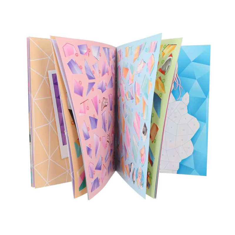 Carte de colorat cu stickere numere TopModel | Contrastmarket