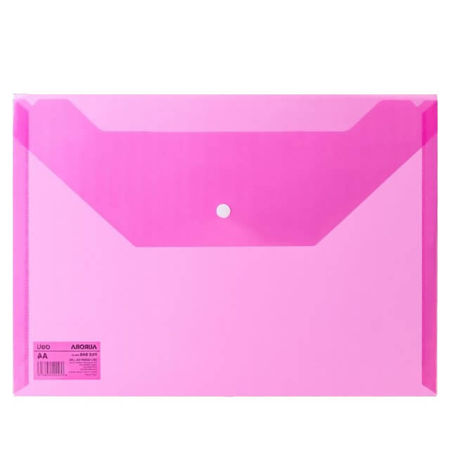 Mapa plastic cu buton A4 | Contrastmarket